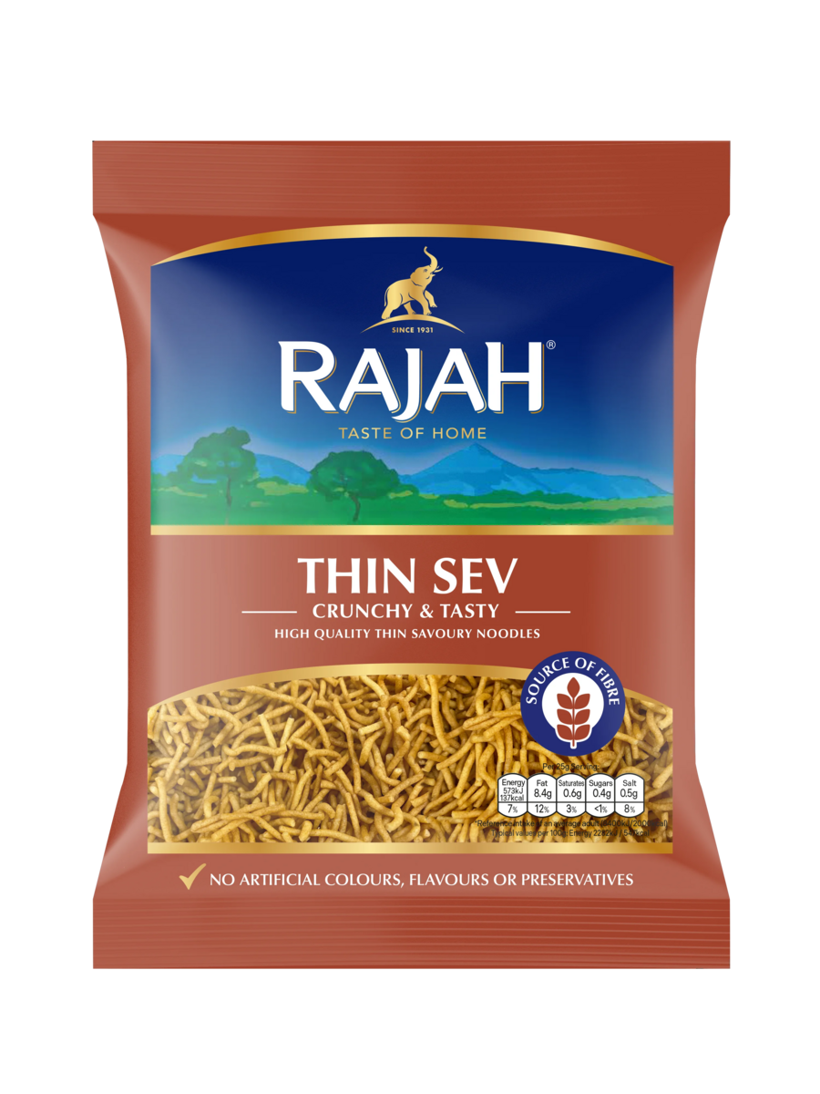 Thin Sev 200g – Light, Crispy & Flavourful! – Rajah Spices